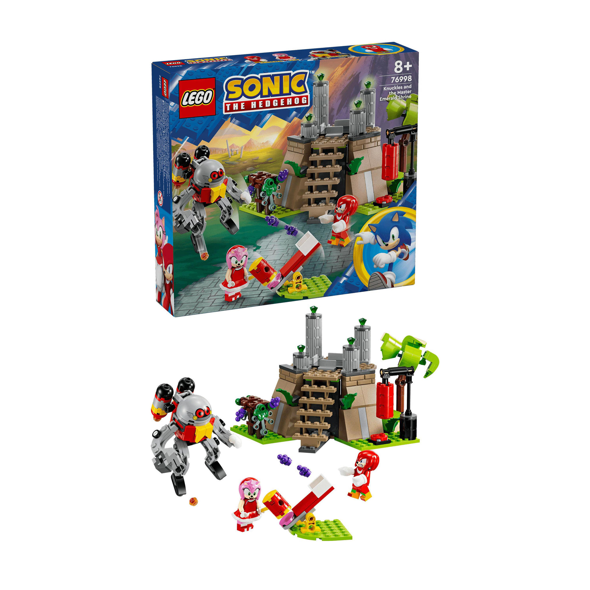 LEGO Sonic the Hedgehog Knuckles en de Master Emerald tempel Bouwbare ...