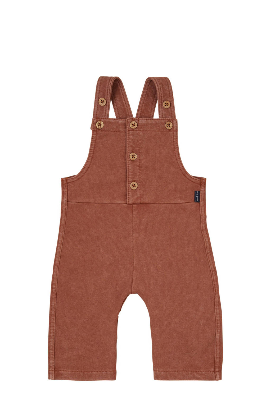 Noppies baby baby tuinbroek bruin | wehkamp
