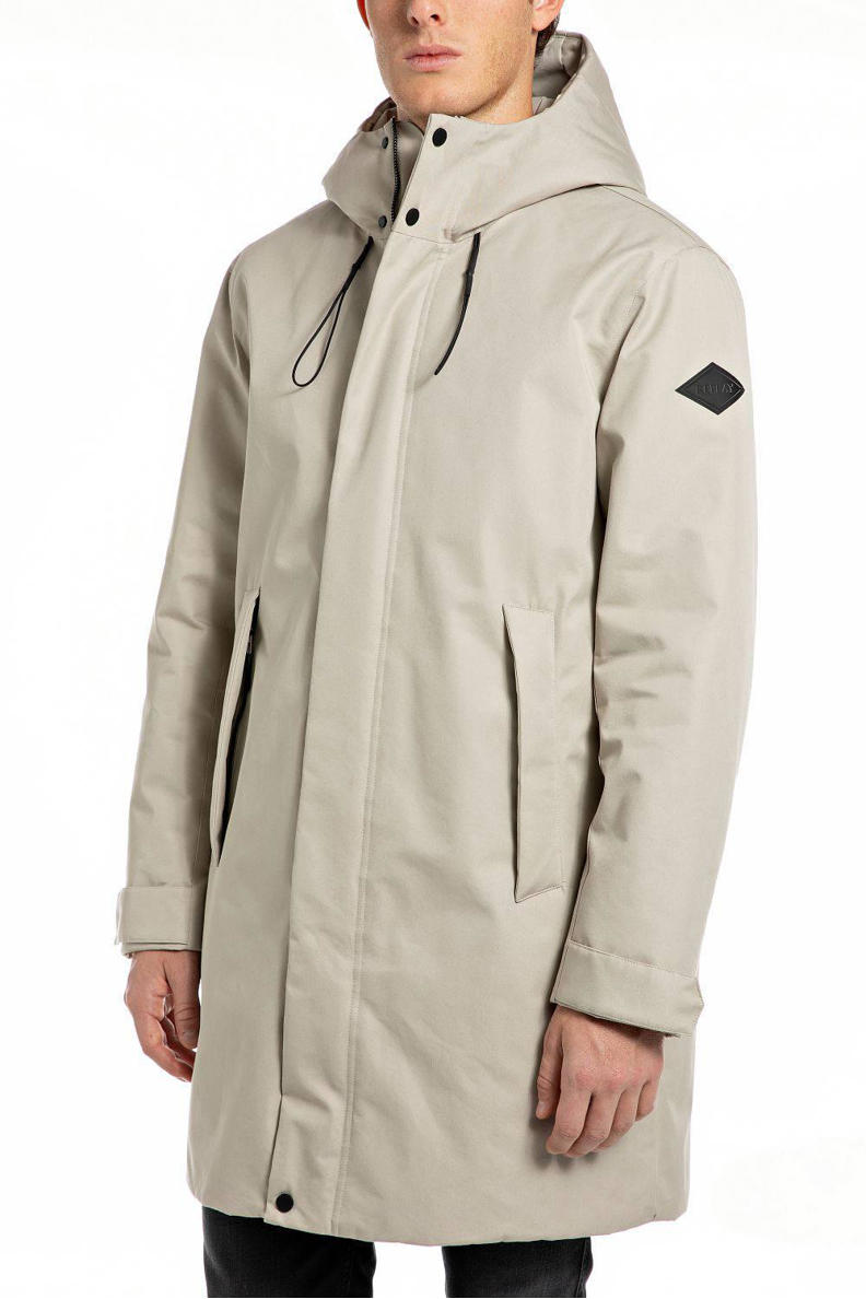 REPLAY jas beige kopen? | Morgen in huis | wehkamp