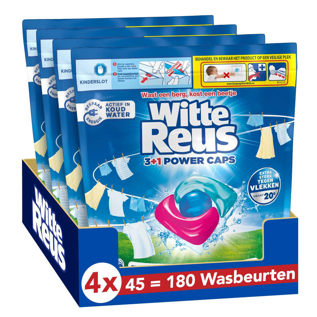 Witte Reus Witte Reus 3+1 Power Caps - voordeelverpakking - 4 x 45 ...