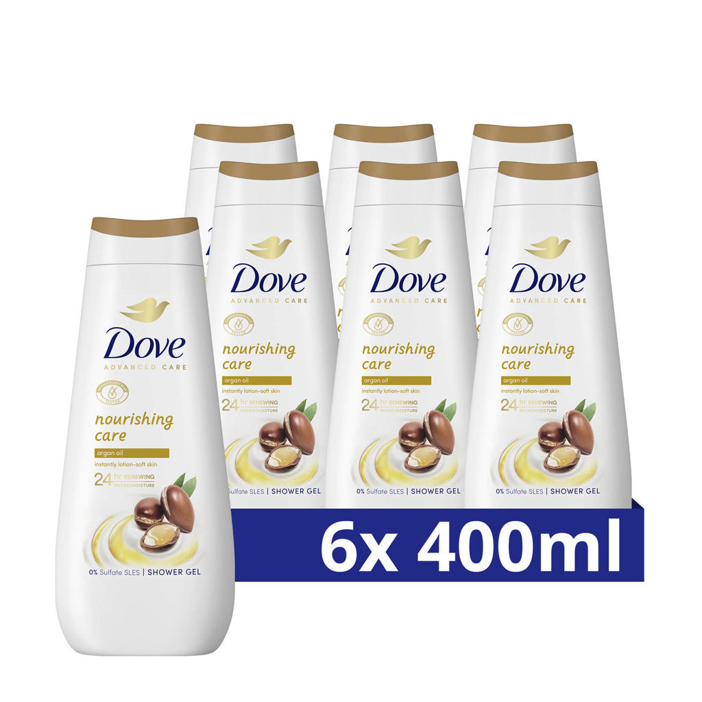 Dove Advanced Care Nourishing Care verzorgende douchegel - 6 x 400 ml ...