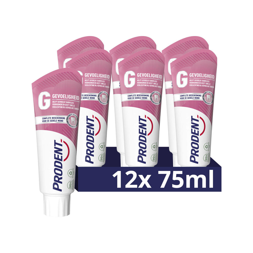 Prodent Gevoeligheid tandpasta - 12 x 75 ml | wehkamp