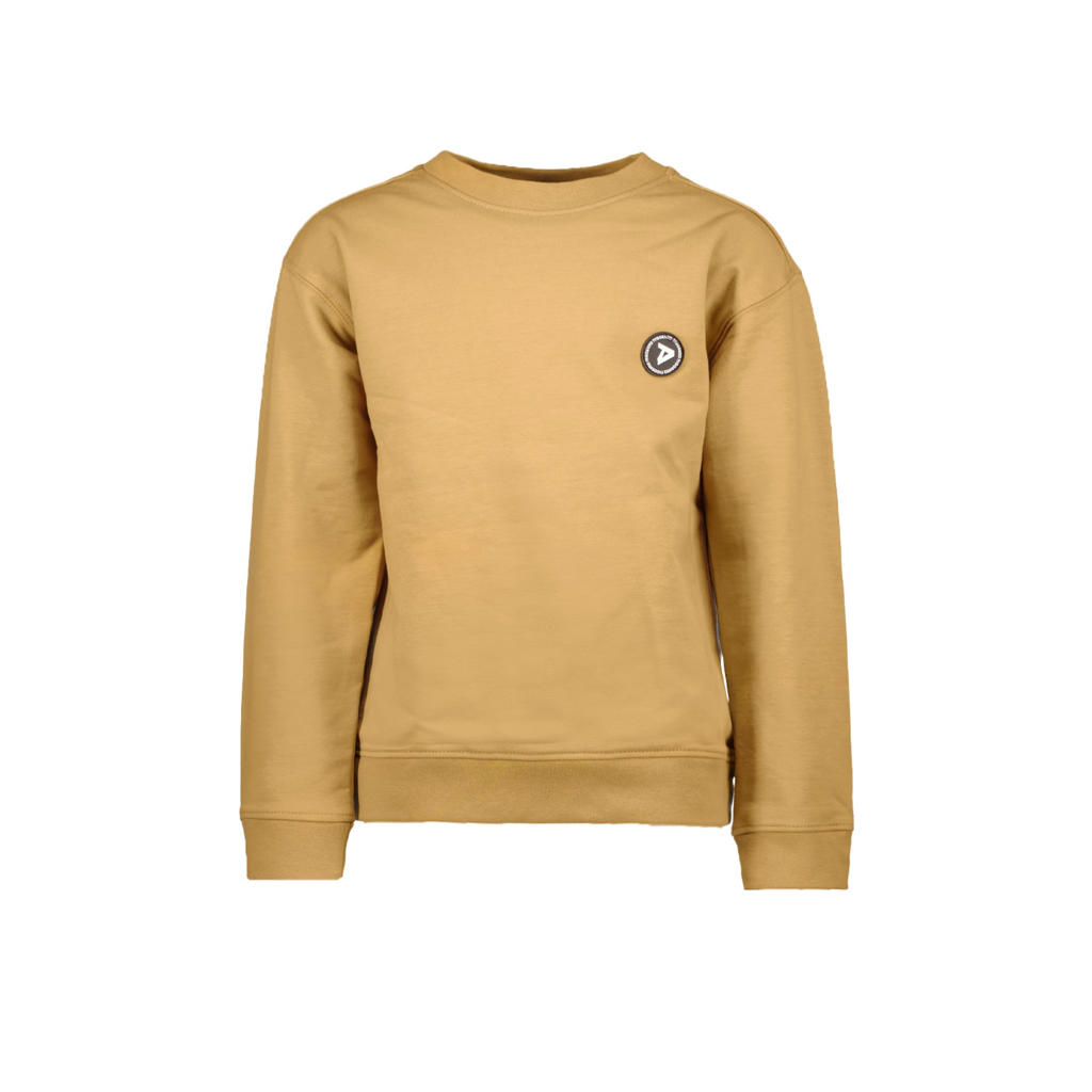 TYGO & vito NextGen sweater Dorian met backprint donkerbeige | wehkamp