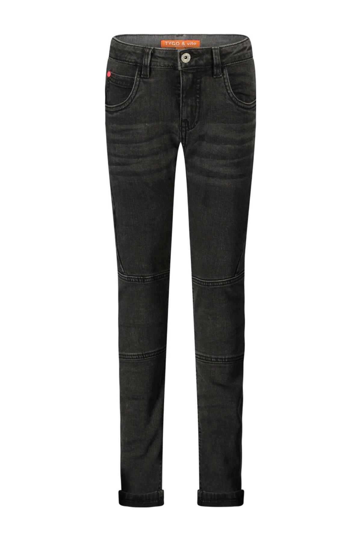 TYGO & vito skinny jeans Jip mid grey denim | wehkamp