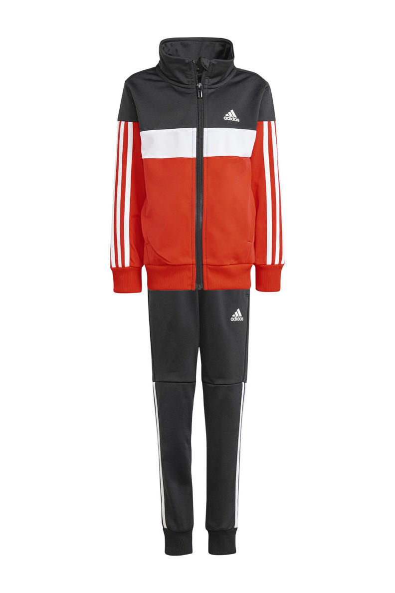 adidas Sportswear trainingspak Tiberio rood/zwart/wit | wehkamp