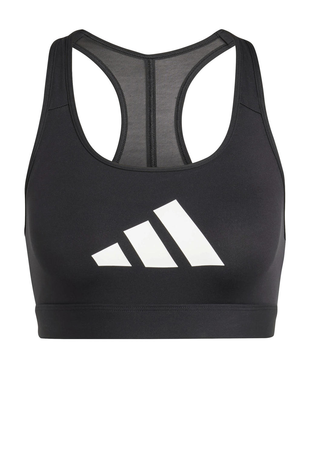adidas Performance level 3 sportbh zwart | wehkamp