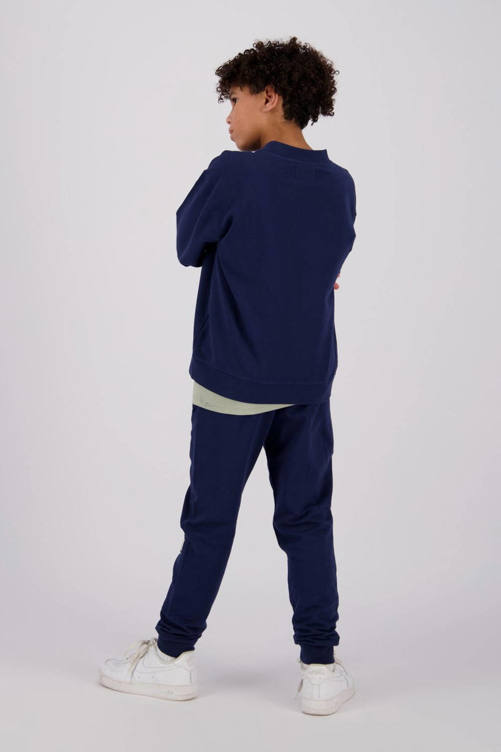 Raizzed tapered fit joggingbroek Tezu met logo donkerblauw | wehkamp