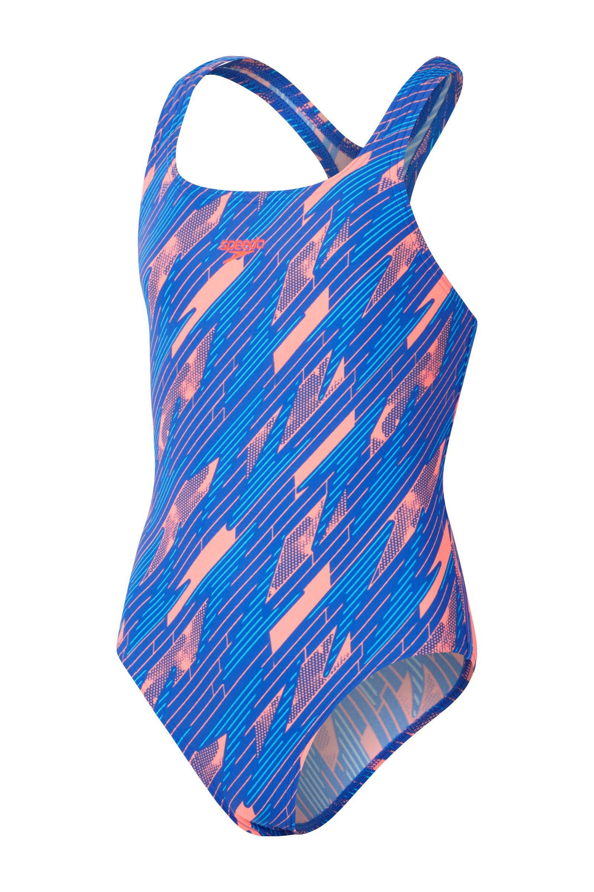 Speedo EnduraFlex sportbadpak Medalist blauw/oranje | wehkamp