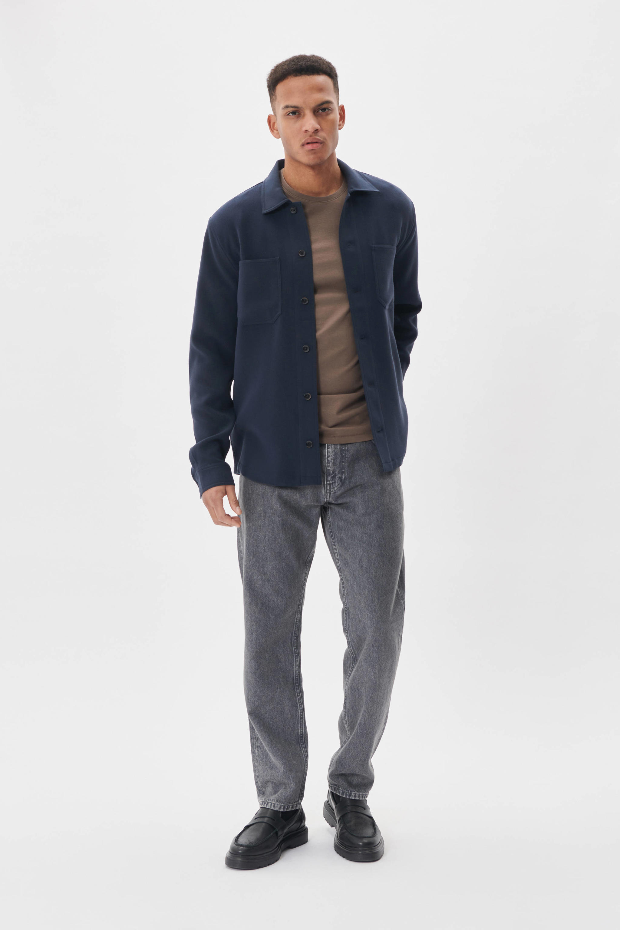 Matinique regular fit overshirt MApelton N dark navy | wehkamp