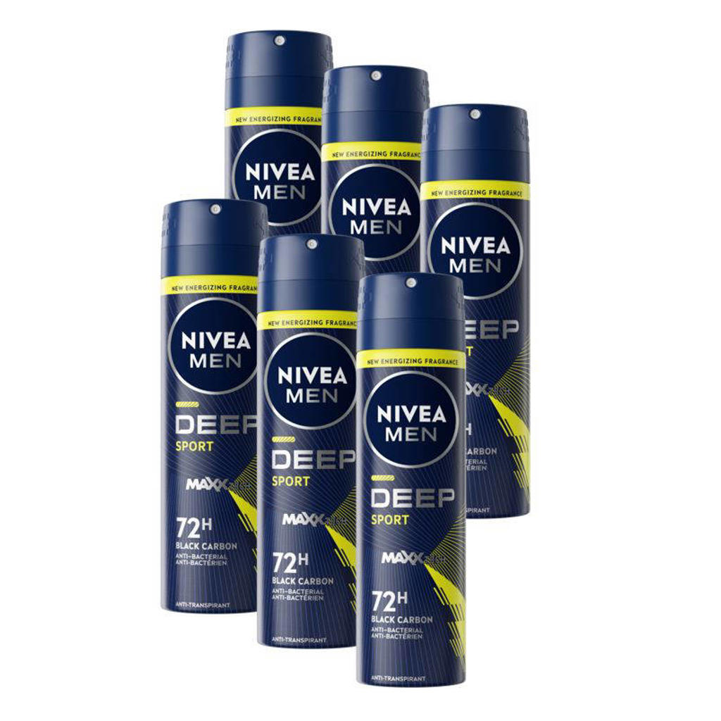 NIVEA Deep Sport deodorant spray - 150 ml | wehkamp