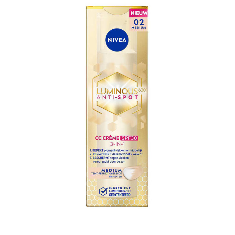 NIVEA Cellular Luminous630 CC Fluid - medium - SPF30 - 40 ml | wehkamp