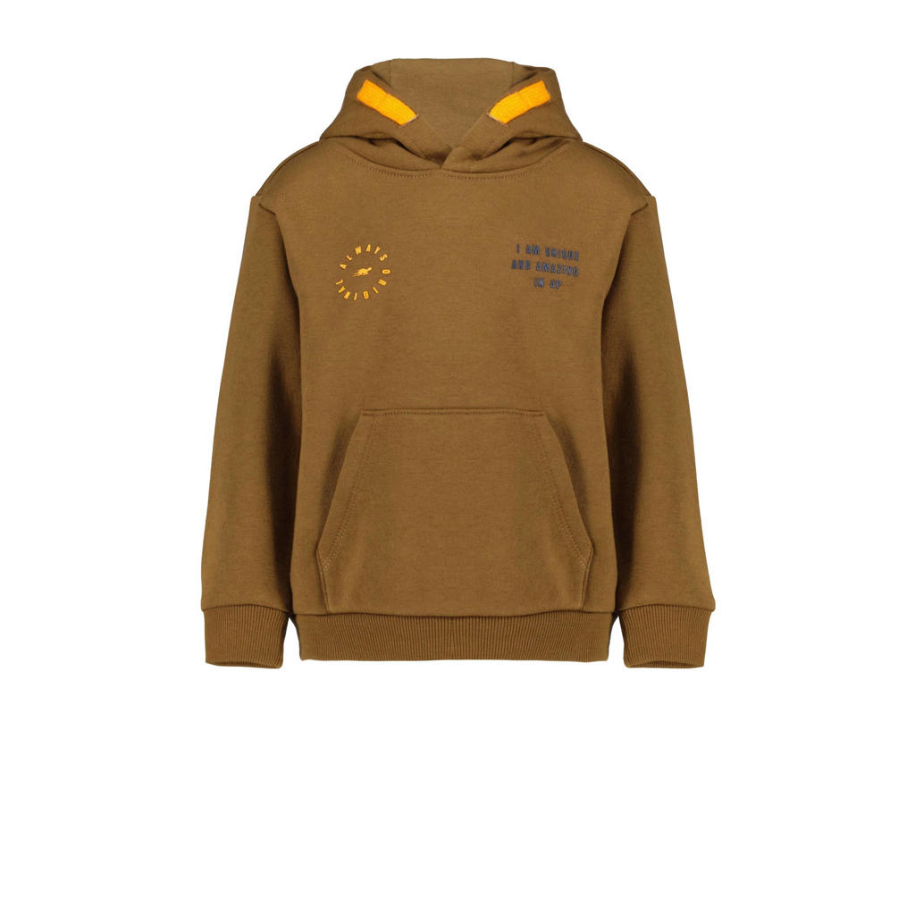 4PRESIDENT Riley hoodie bruin | wehkamp
