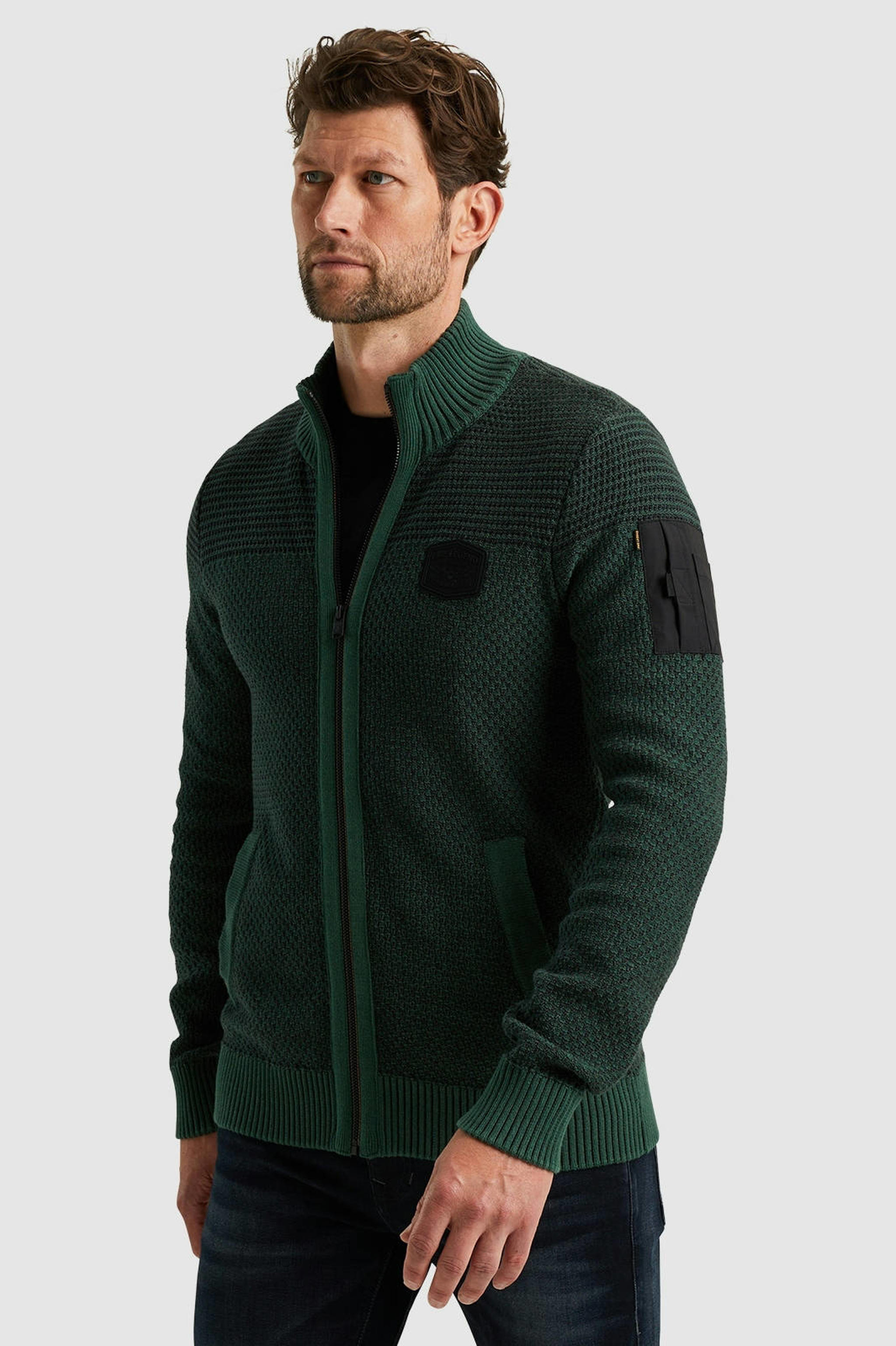 PME Legend gebreid vest groen | wehkamp