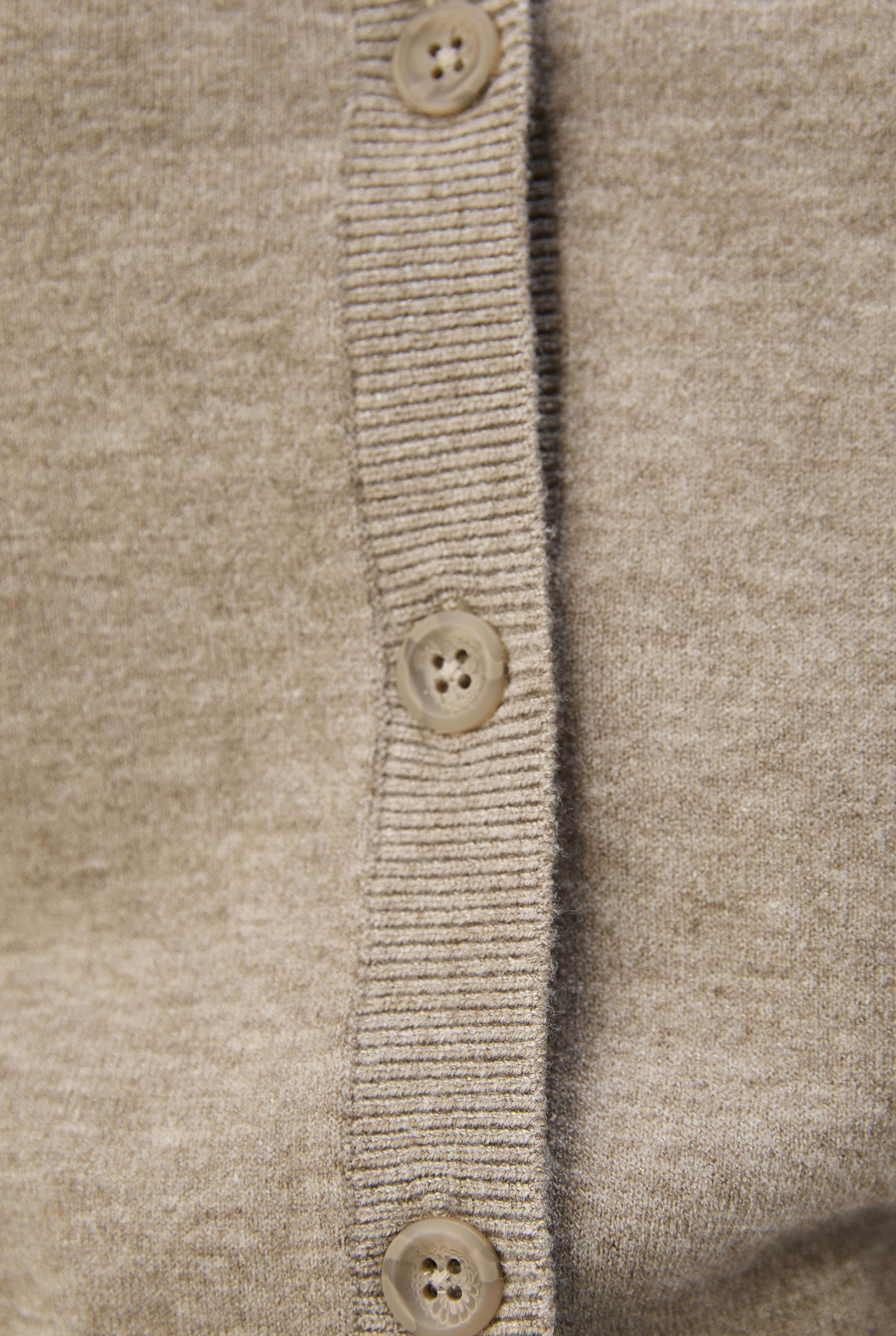OBJECT gebreid vest OBJTHESS taupe | wehkamp