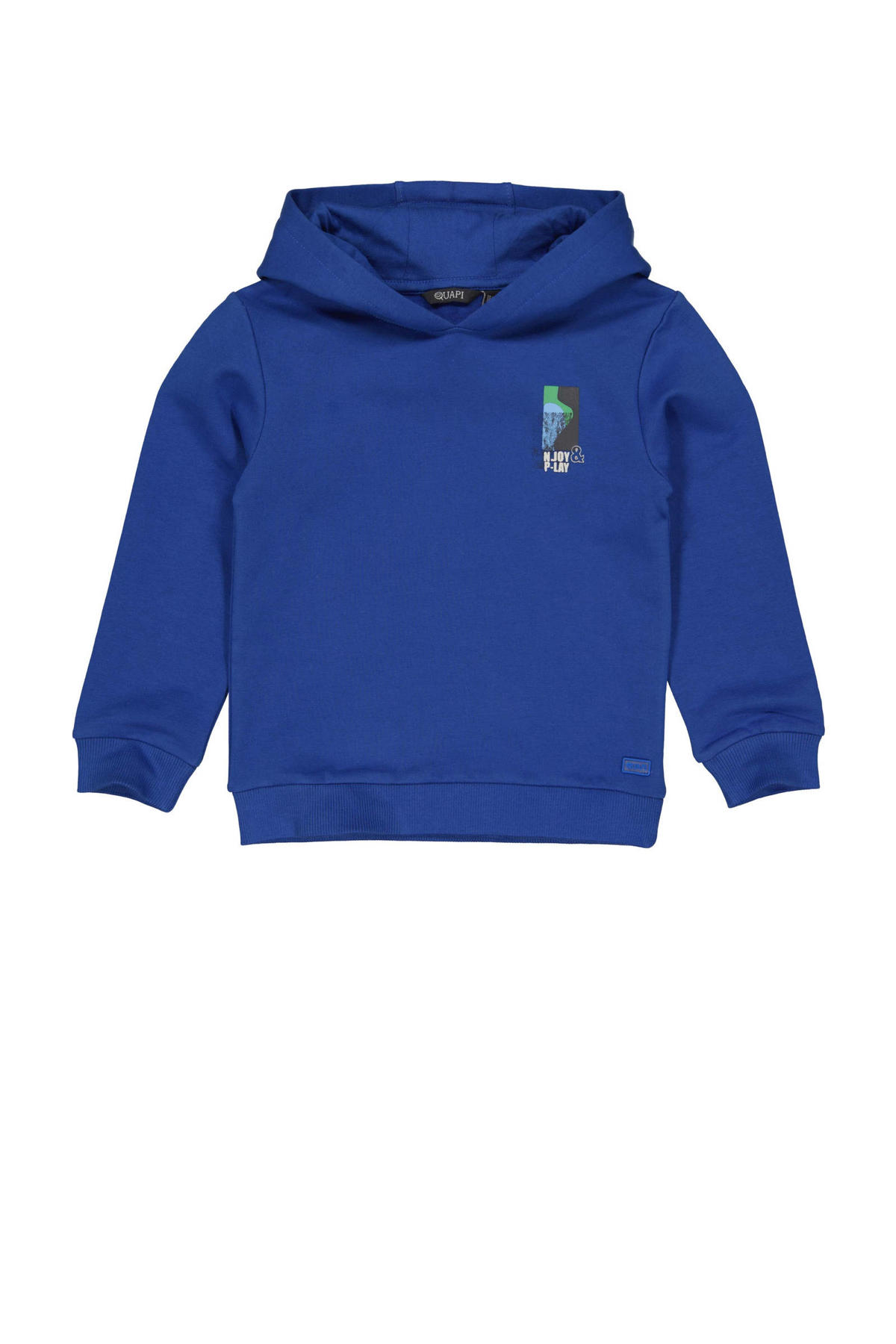 Quapi hoodie DEX blauw kopen? | Morgen in huis | wehkamp