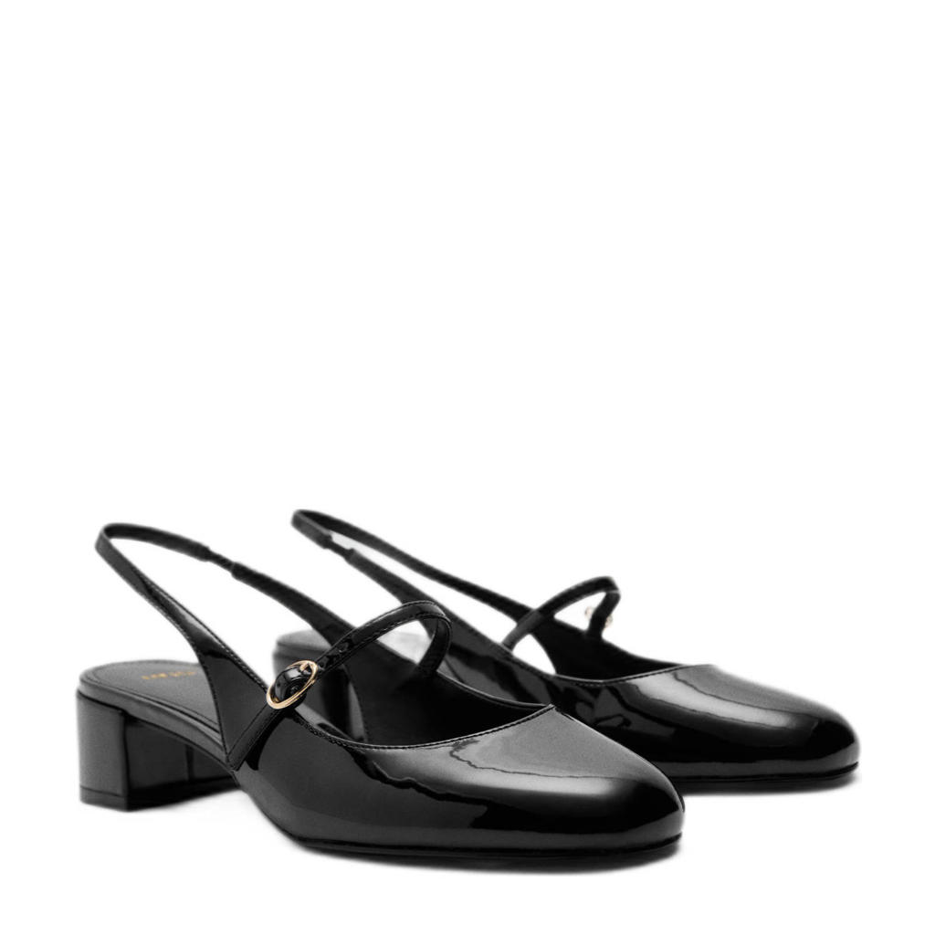 Mango slingback pumps zwart kopen? | Morgen in huis | wehkamp