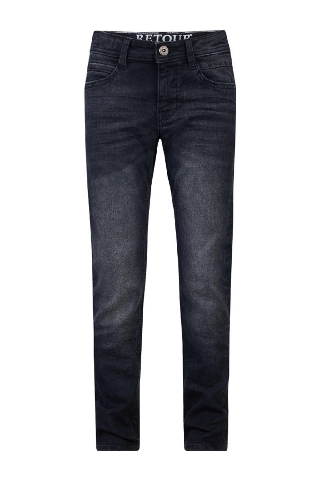 Retour Jeans straight leg jeans Sivar black denim | wehkamp