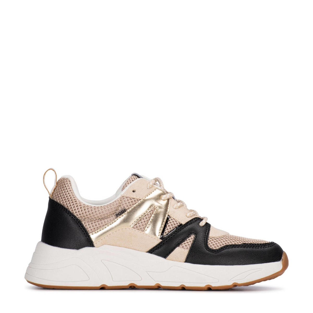 POSH by Poelman Carocel chunky sneakers beige/zwart | wehkamp