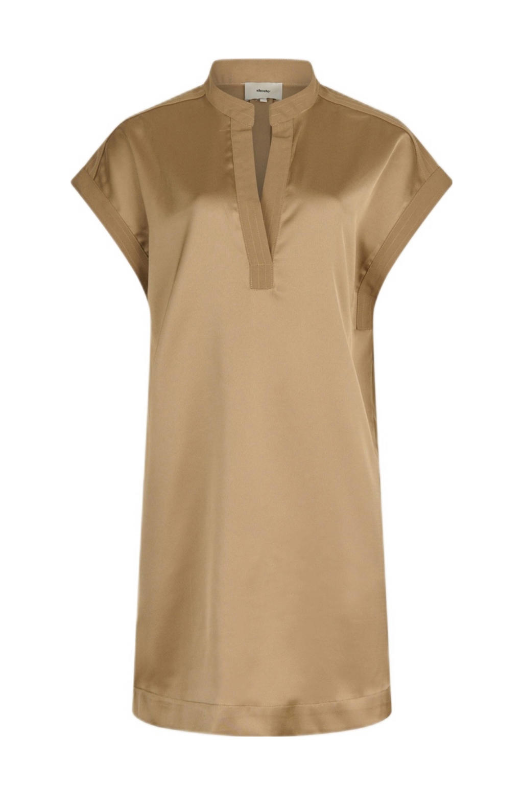 Shoeby satijnen jurk kaki kopen? | Morgen in huis | wehkamp