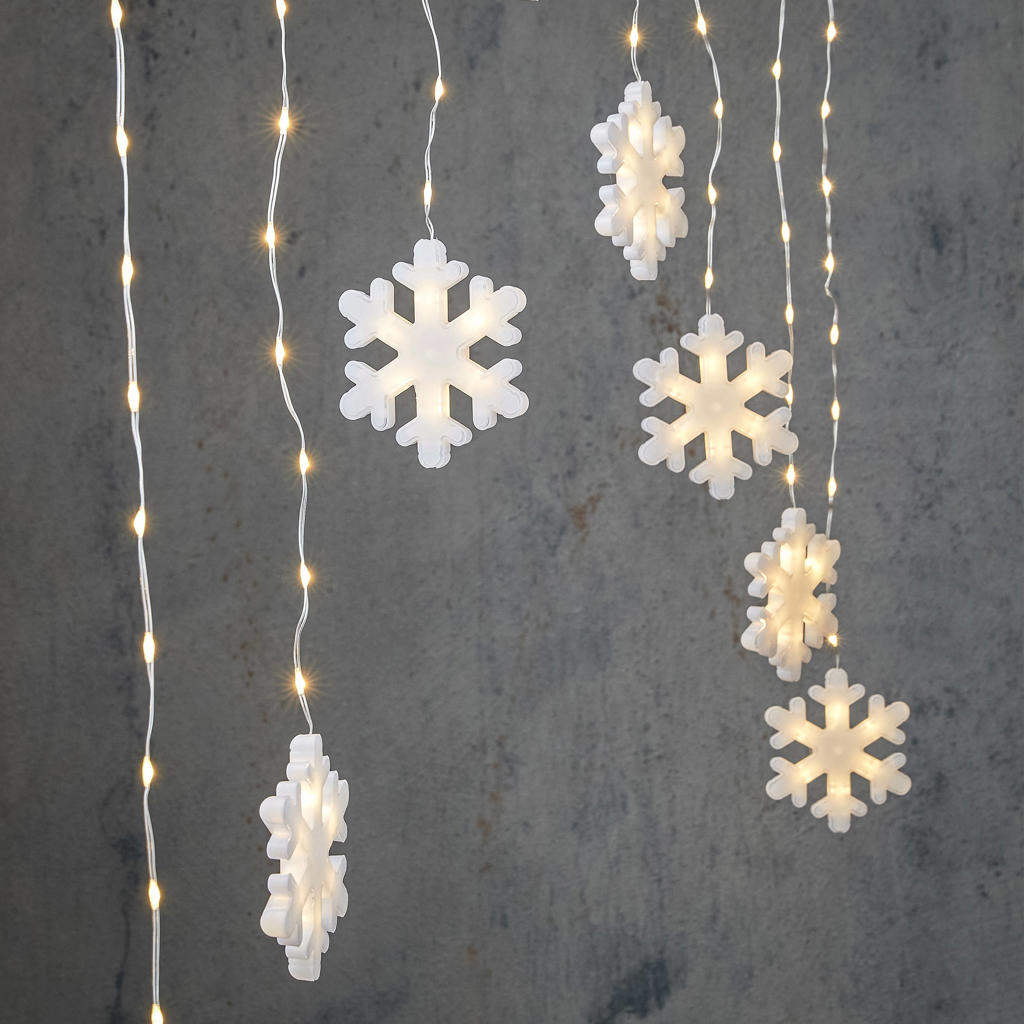 Luca Lighting lichtgordijn sneeuwvlok 170L IP44 8 function controller ...