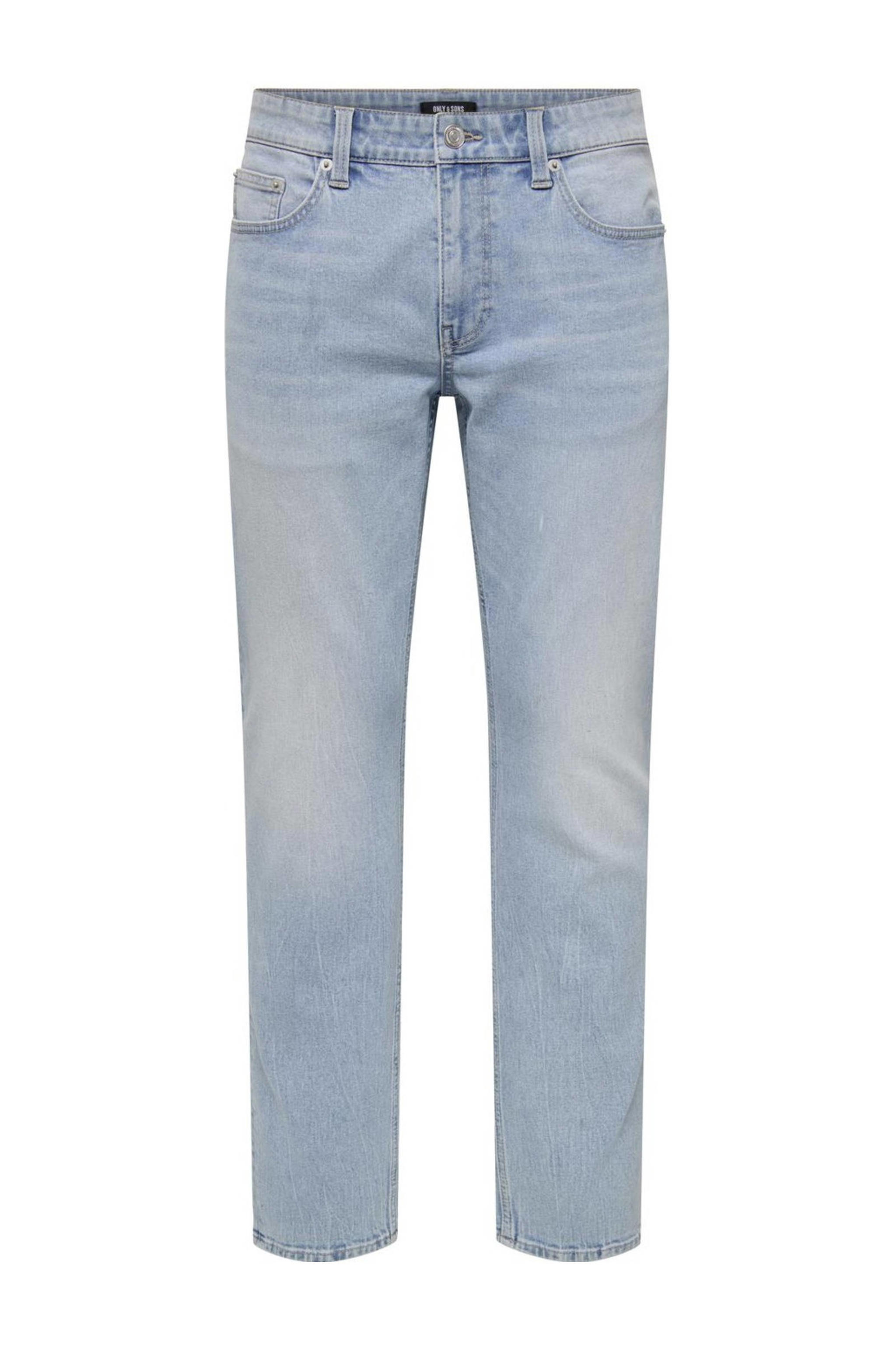 ONLY & SONS regular fit jeans ONSWEFT light blue denim | wehkamp