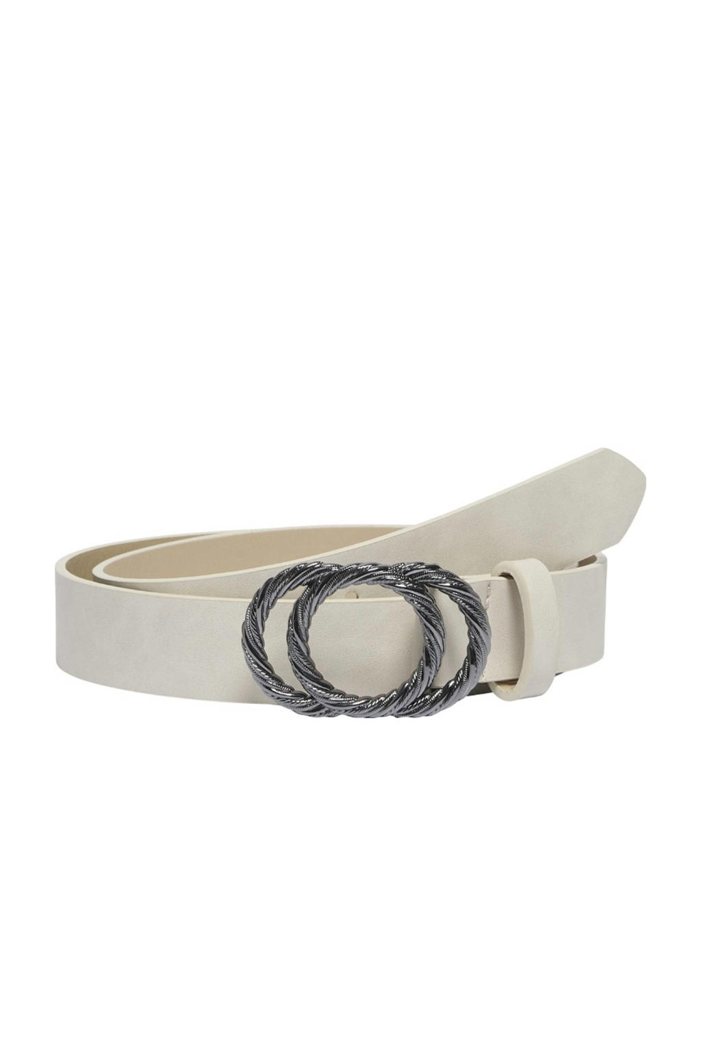 ONLY riem ONLBLANCA ecru/zilverkleurig | wehkamp