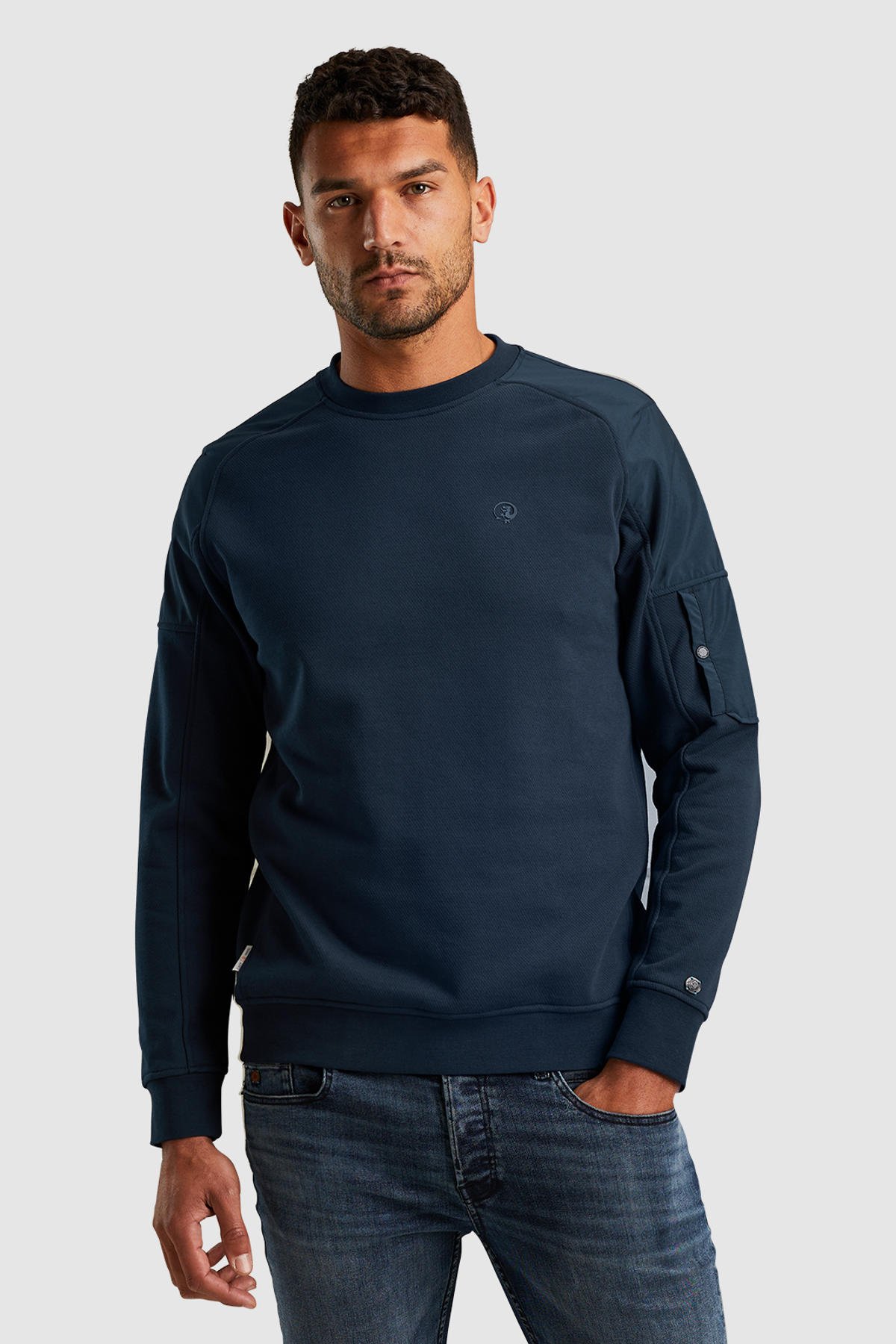 Cast Iron sweater donkerblauw | wehkamp