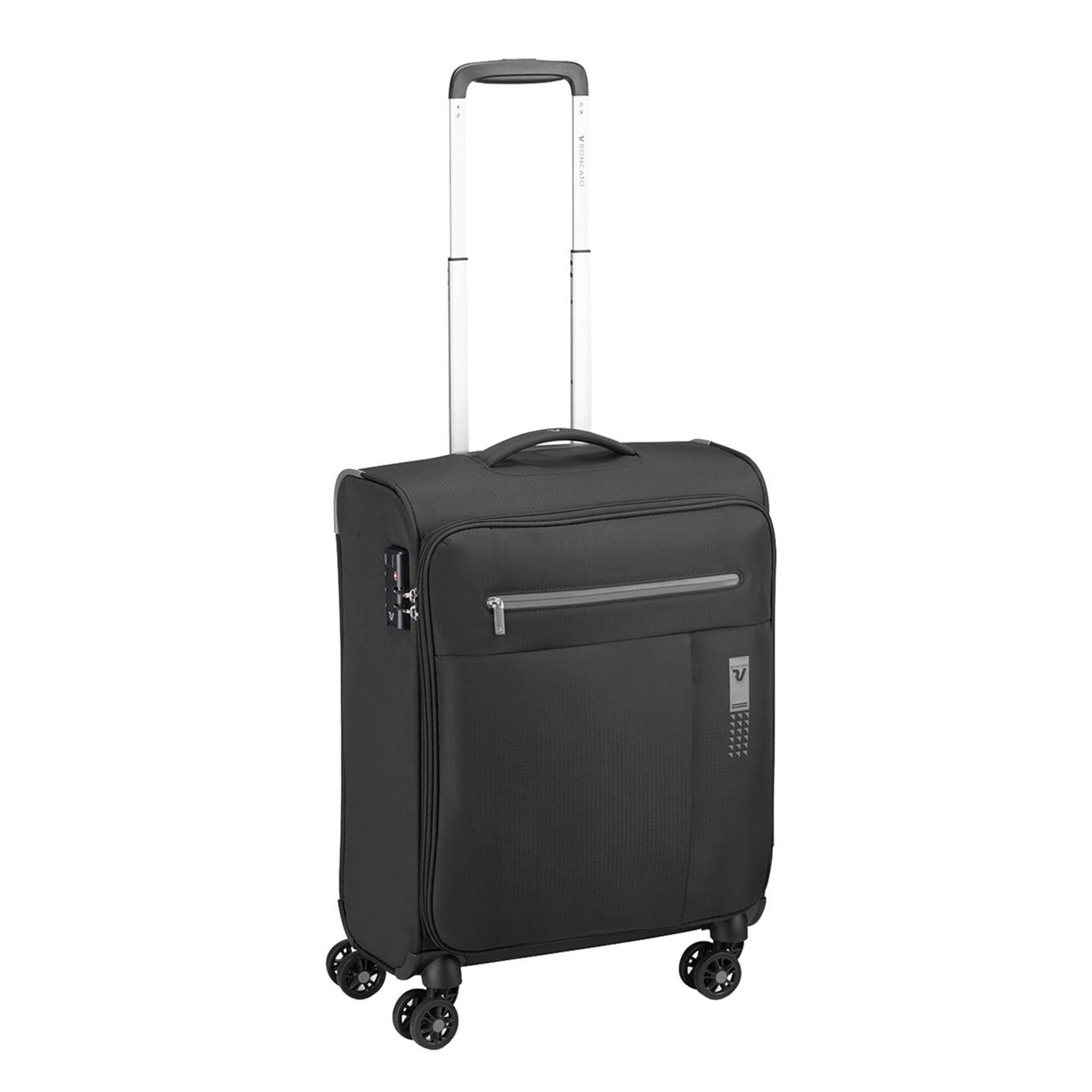 Roncato trolley Lite Soft 55 cm. zwart | wehkamp