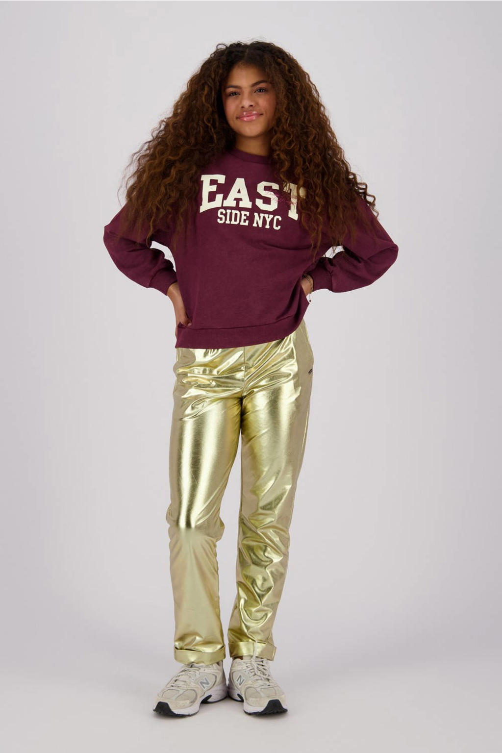 Raizzed straight fit broek Amira goud | wehkamp