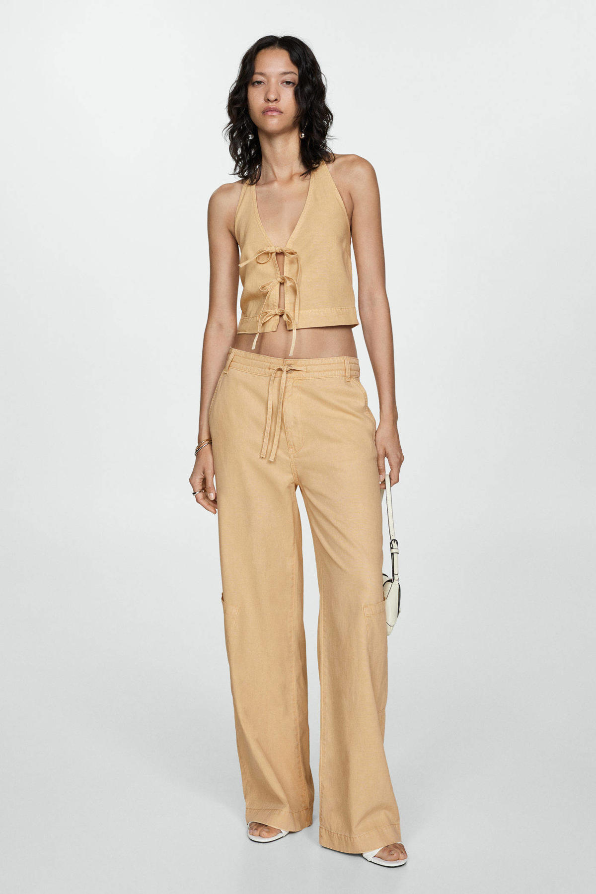 Mango crop top camel kopen? | Morgen in huis | wehkamp