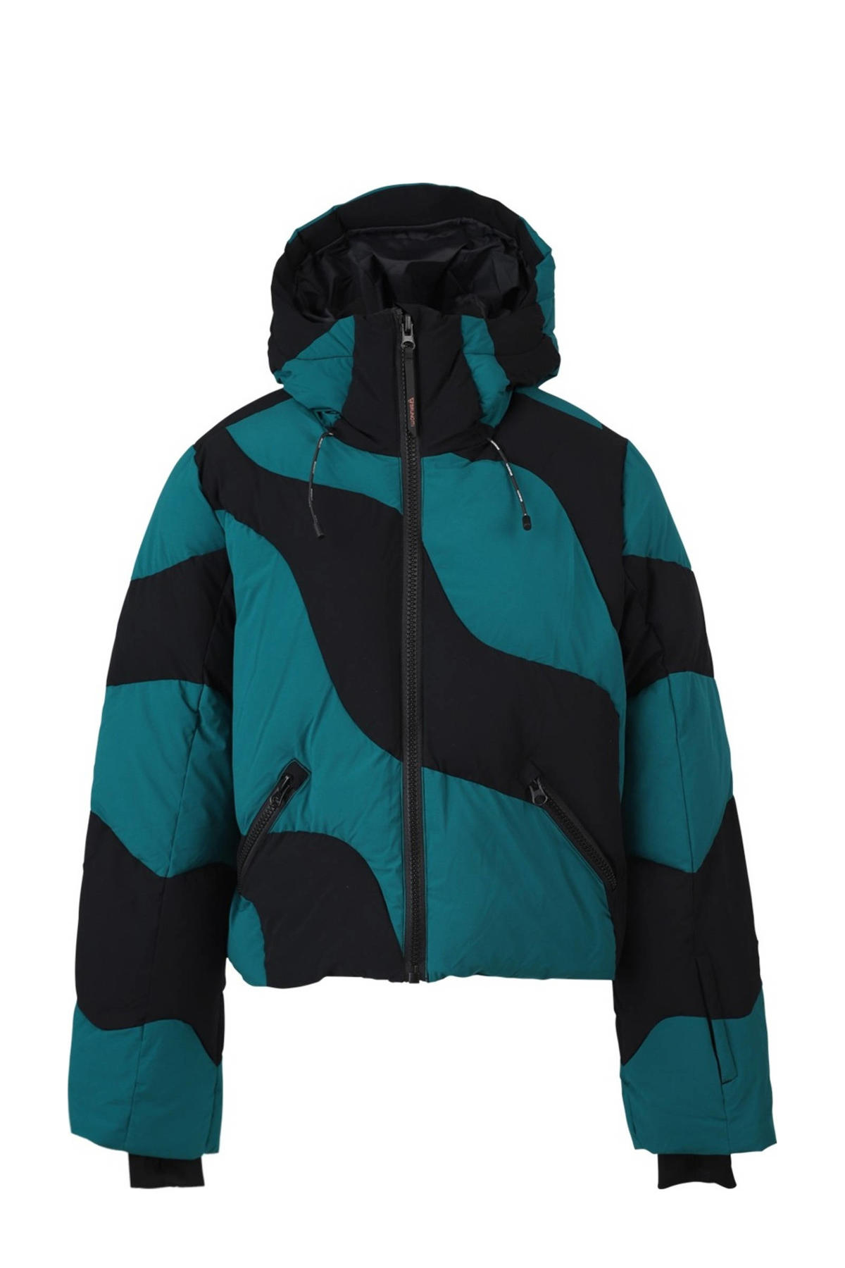 Brunotti ski-jack Maryski groen/zwart | wehkamp