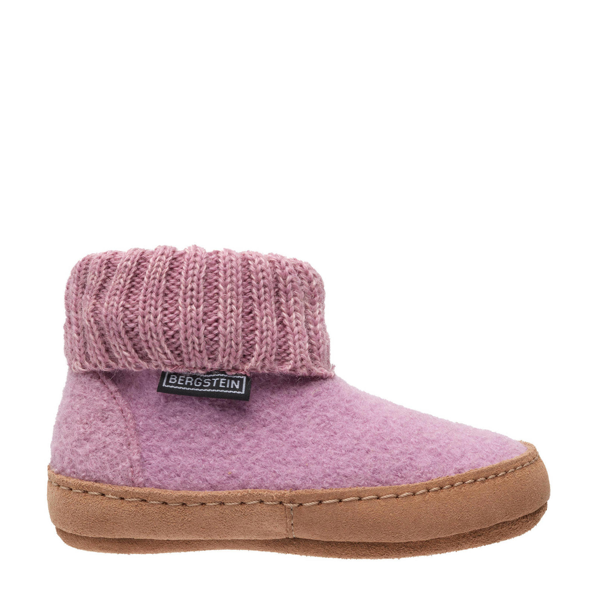 Bergstein wollen pantoffels roze | wehkamp
