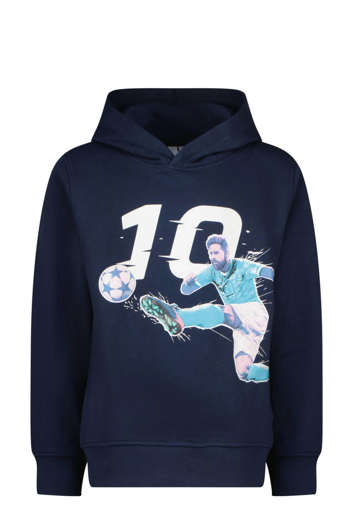 Messi hoodie Goal sweater met printopdruk donkerblauw | wehkamp
