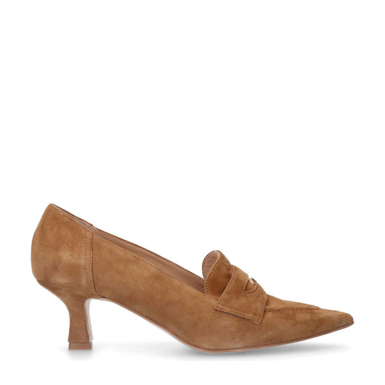 Manfield suède pumps cognac kopen? | Morgen in huis | wehkamp