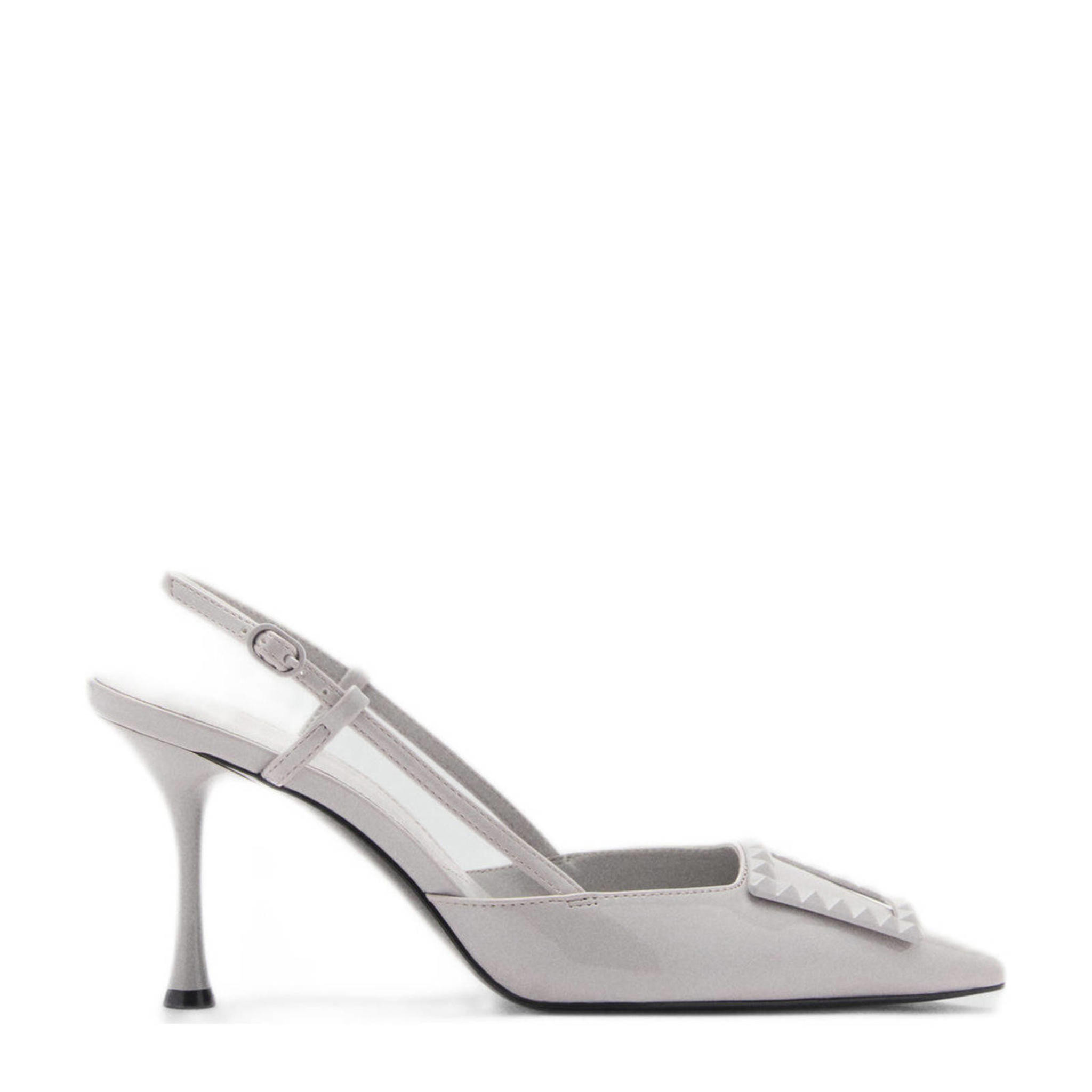 Mango slingback pumps grijs kopen? | Morgen in huis | wehkamp