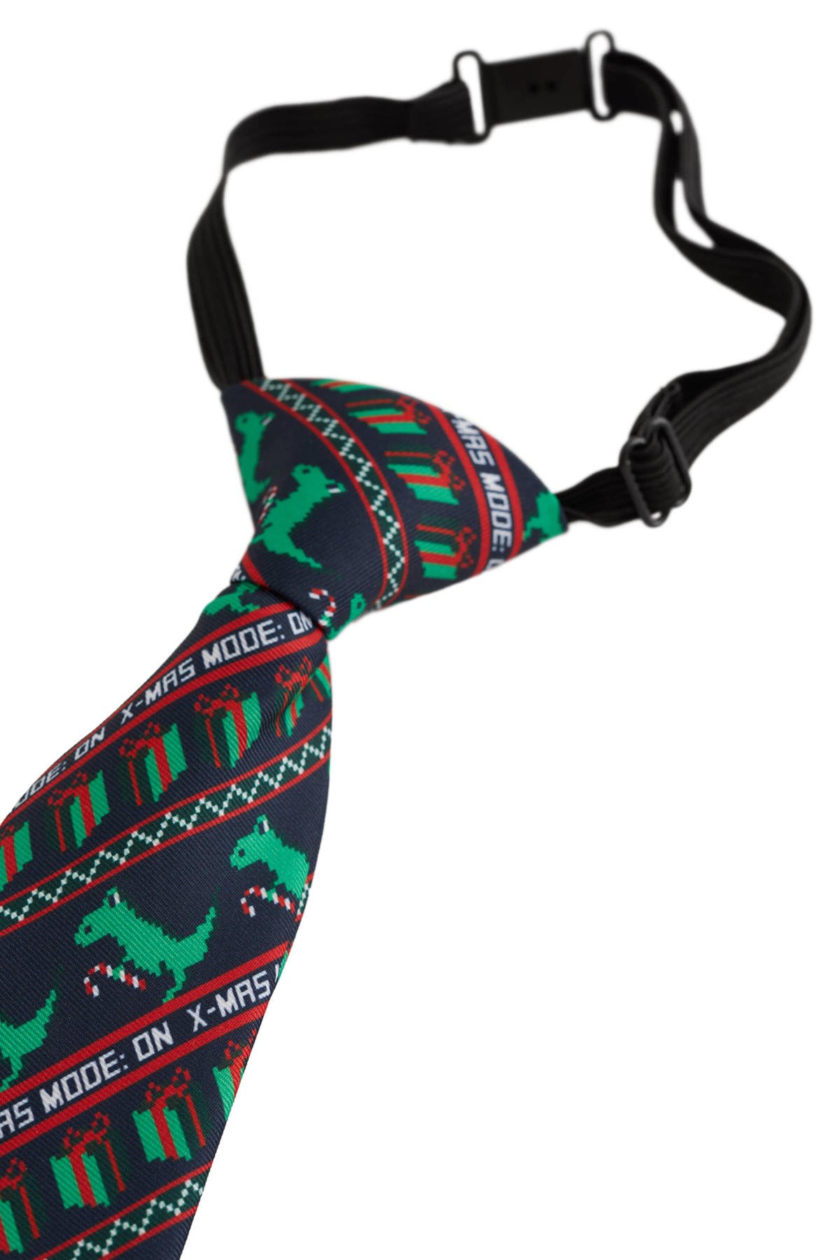 WE Fashion stropdas met all over print donkerblauw/groen/rood | wehkamp