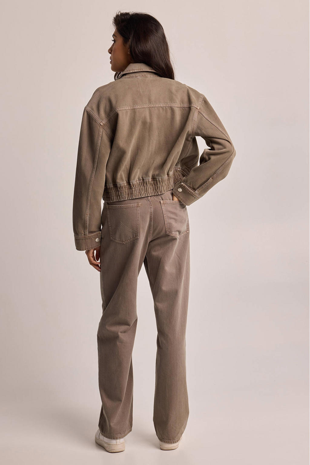 America Today straight jeans taupe | wehkamp
