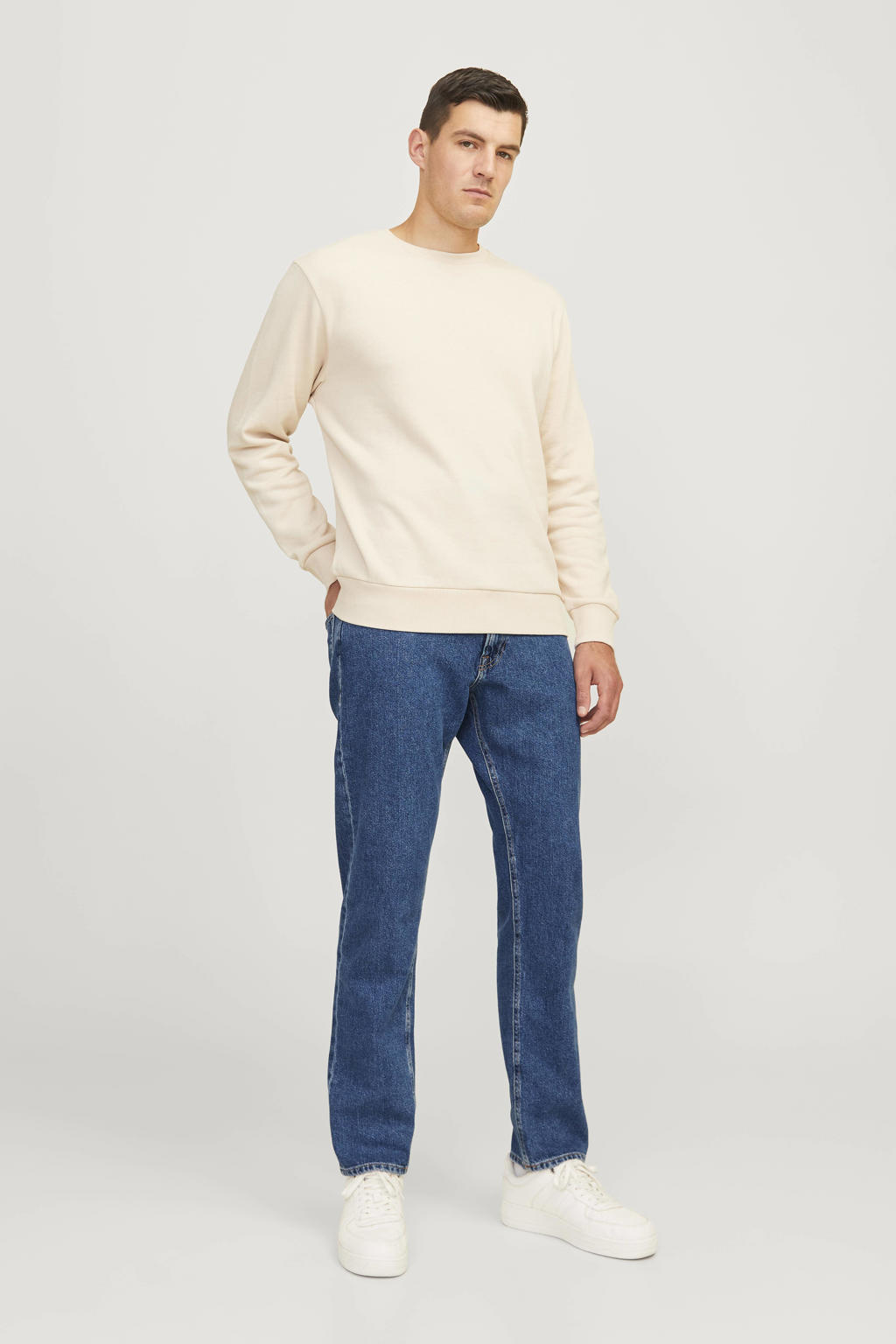 JJ REBEL relaxed jeans JBREBRYAN dark blue denim | wehkamp