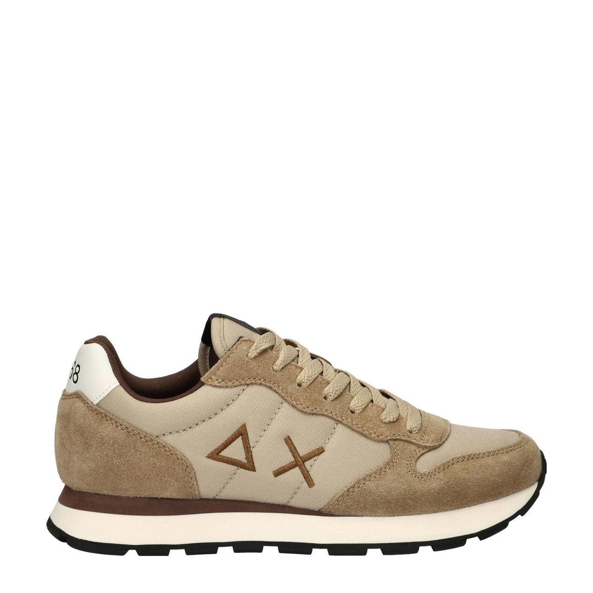 SUN68 Tom Solid suède sneakers beige | wehkamp