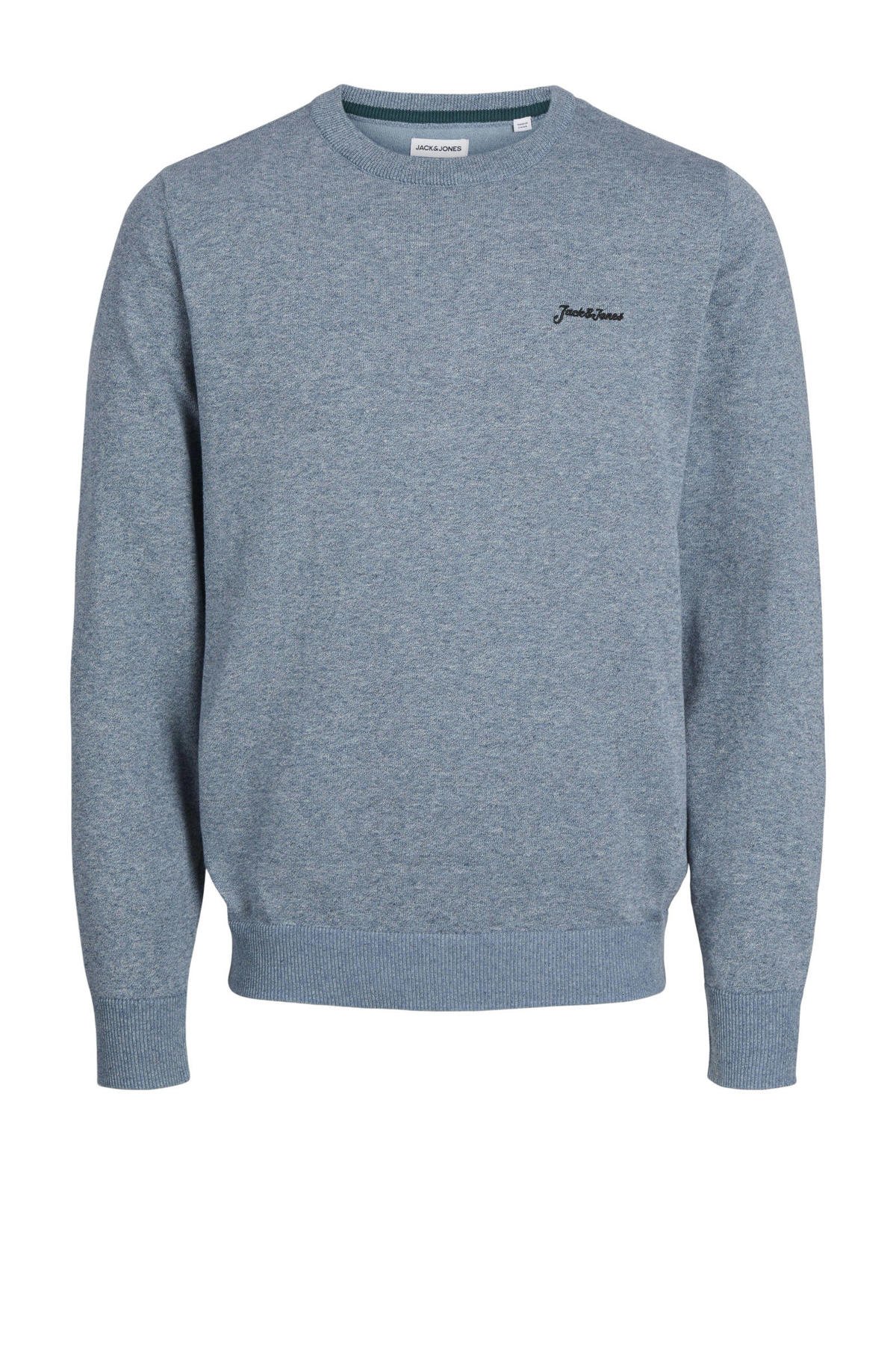 JACK & JONES pullover JJBRAD blauw | wehkamp