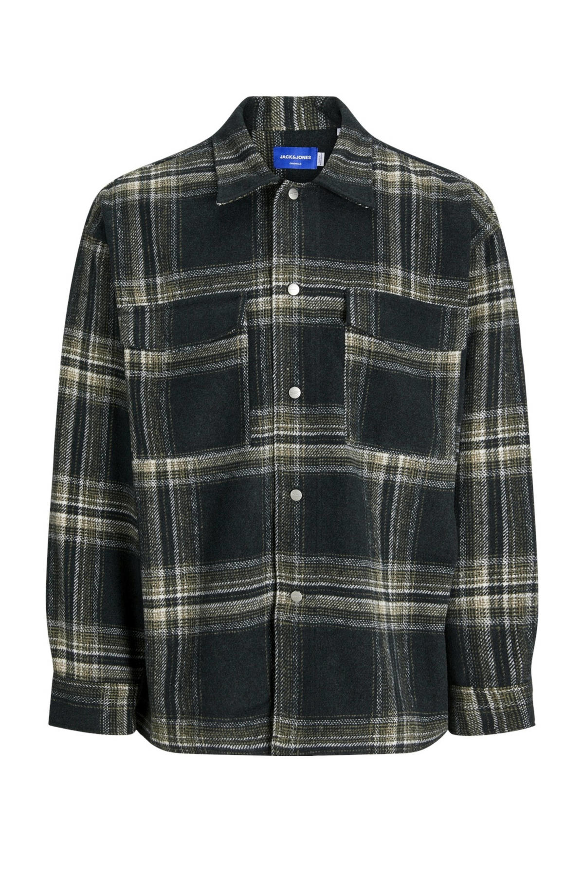 JACK & JONES PLUS SIZE geruit overhemd JORVESTERBRO Plus Size groen ...