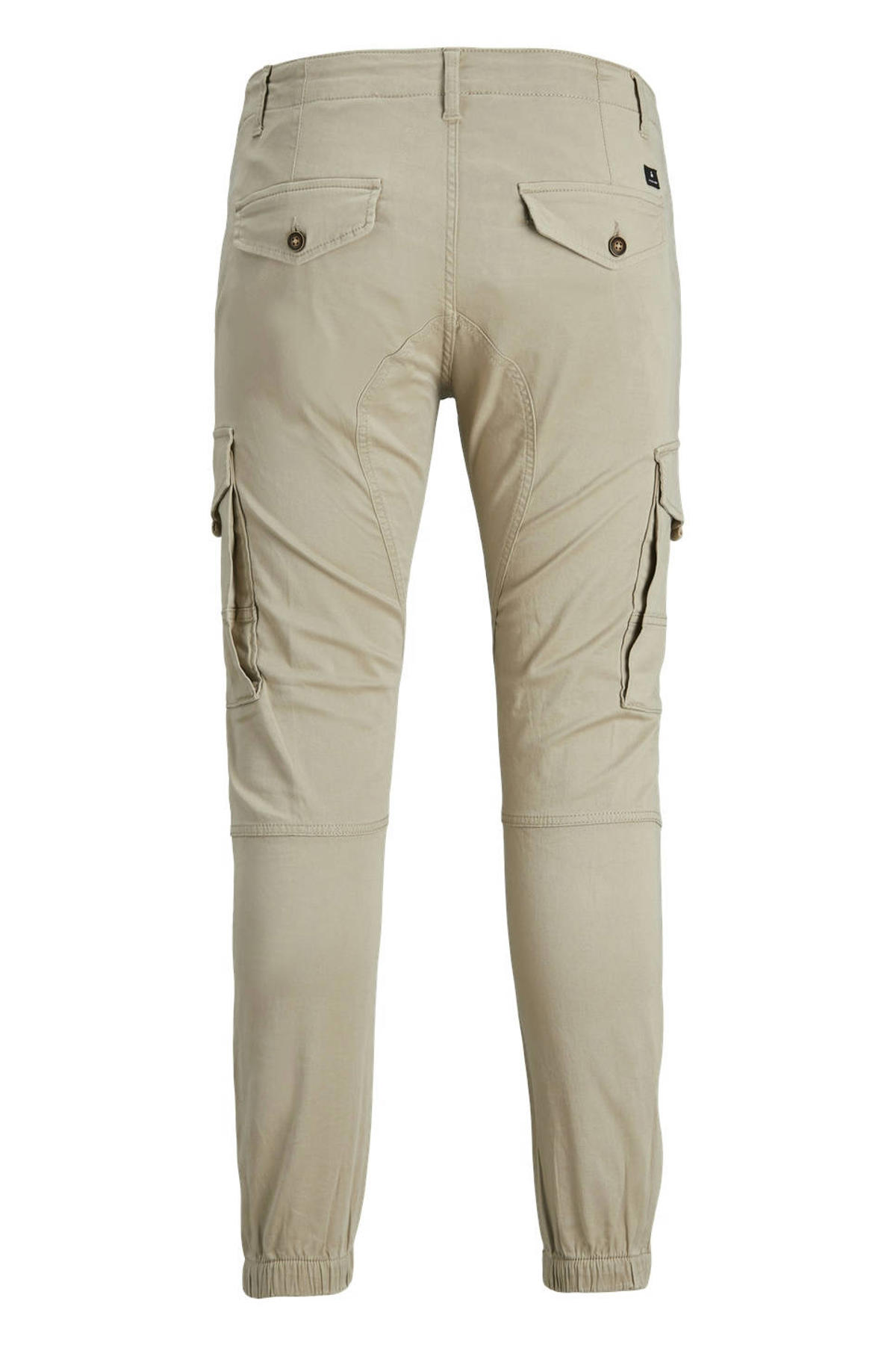 JACK & JONES PANTS STUDIO slim fit cargobroek JPSTPAUL FLAKE beige ...
