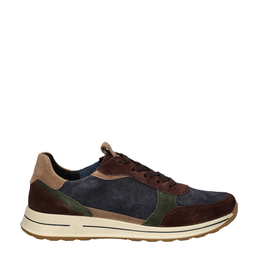 Ara Osaka 2.0 comfort suède sneakers donkerblauw multi | wehkamp