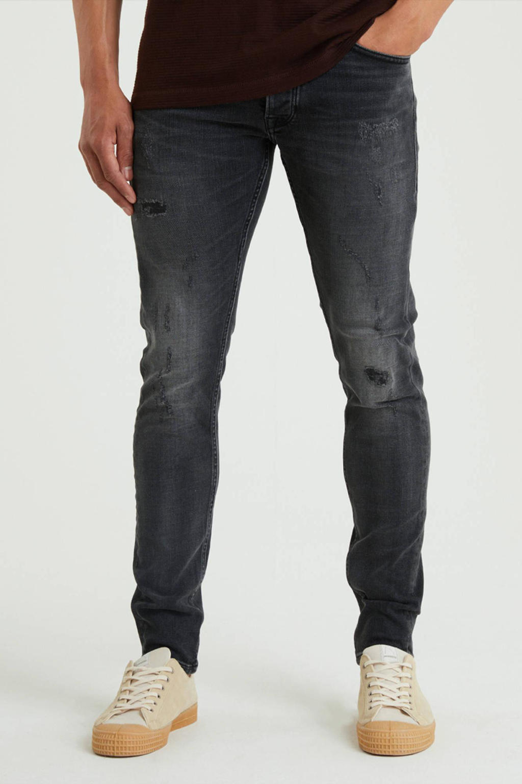 CHASIN' slim fit jeans EGO Morrow black denim | wehkamp