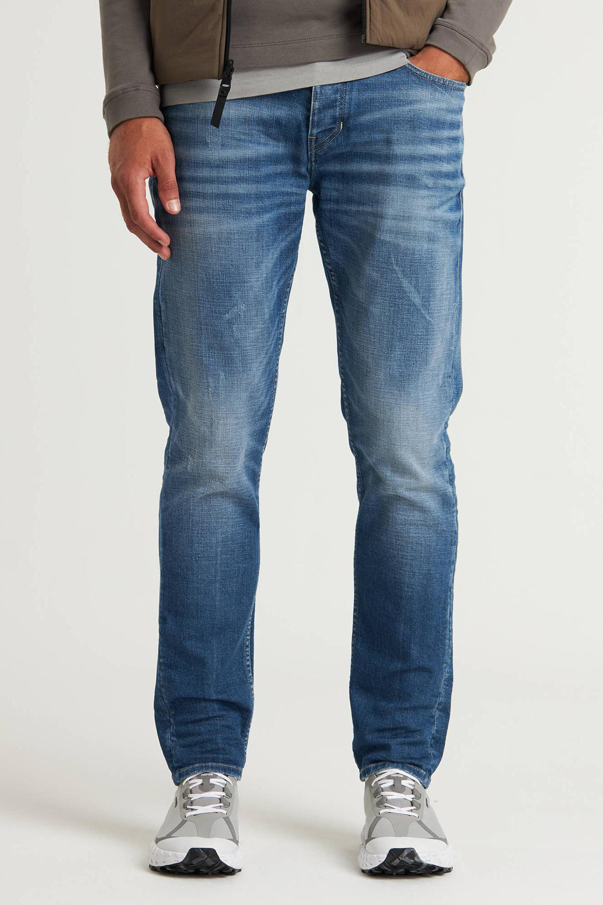 CHASIN' slim fit jeans Evan Pure mid blue denim | wehkamp