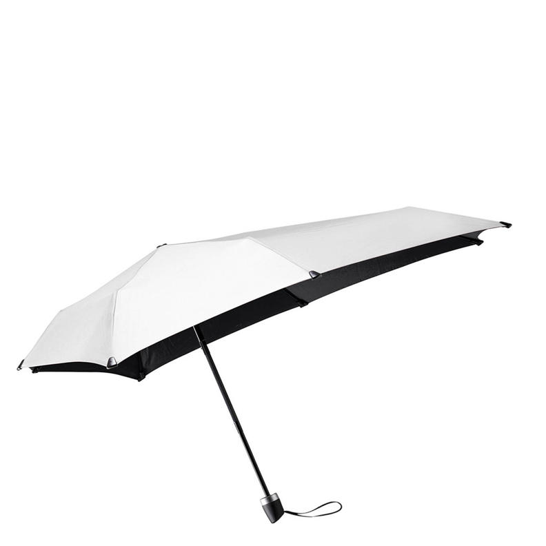Senz stormparaply Manual zilverkleurig | wehkamp