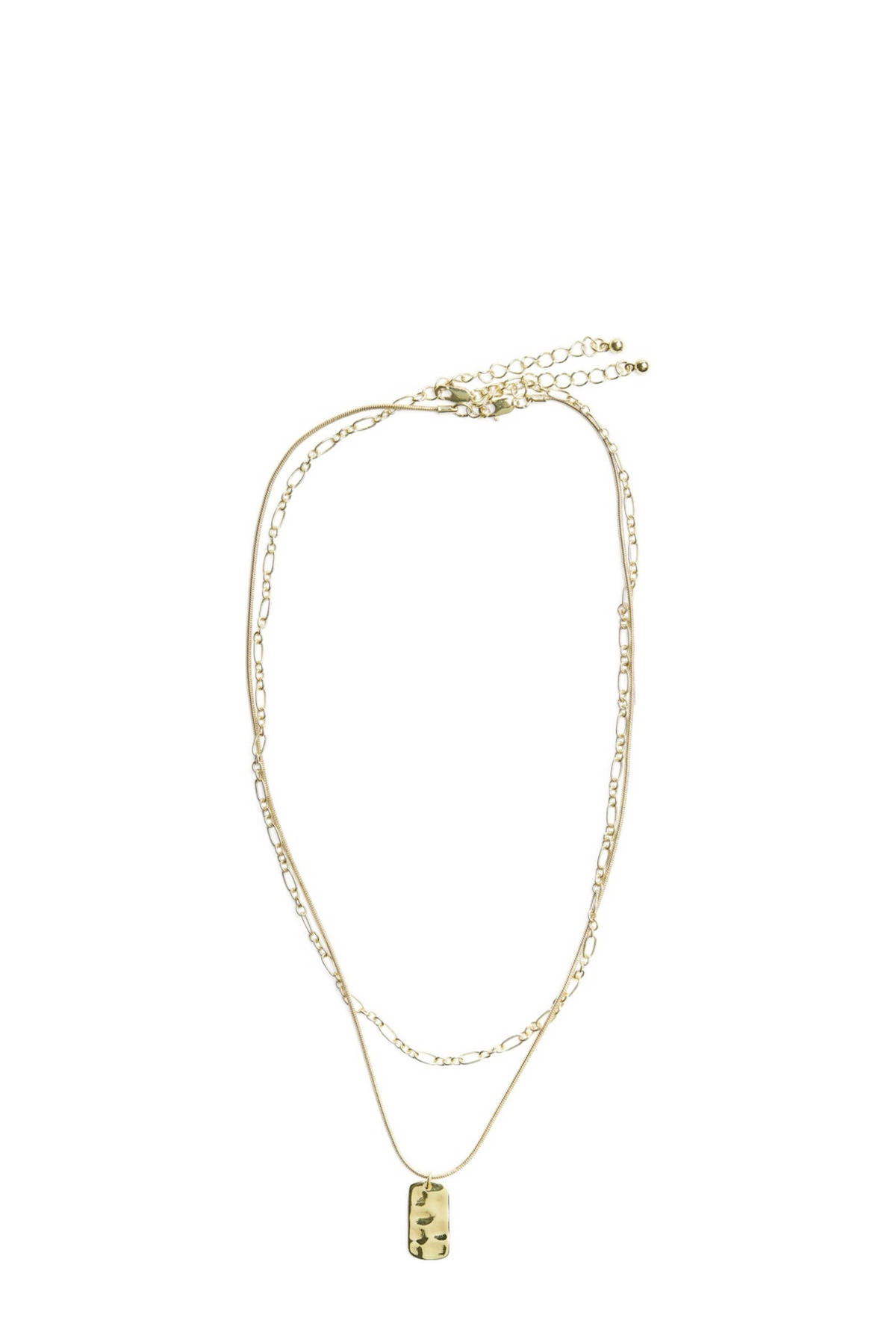 Fine PIECES ketting FPRALA - set van 2 goudkleurig | wehkamp