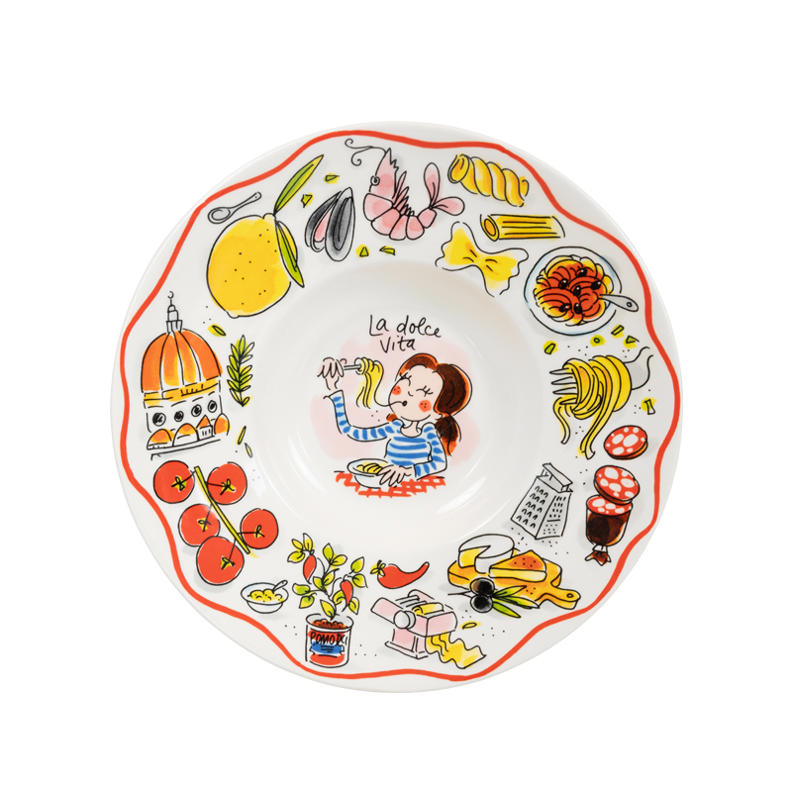 Blond Amsterdam diep bord Pasta (Ø24 cm) | wehkamp