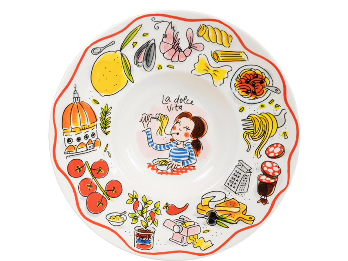 Blond Amsterdam diep bord Pasta (Ø24 cm) | wehkamp