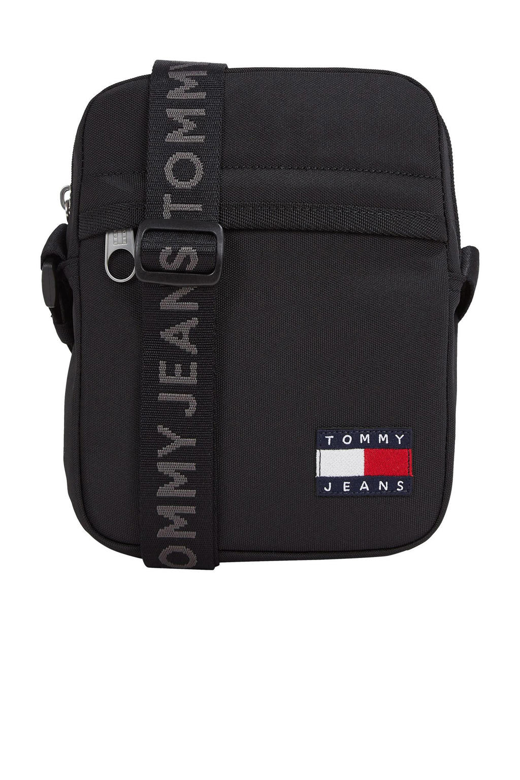 Tommy Jeans schoudertas TJM Essential Daily zwart | wehkamp